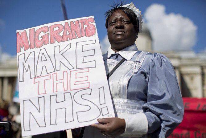 Government blames NHS crisis on migrants and doubles their surcharge to ...